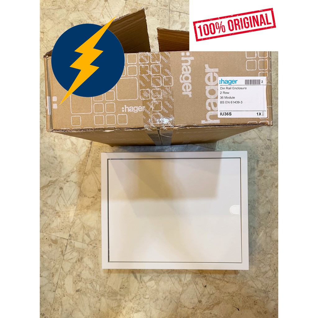 HAGER IU36S METAL ENCLOSURE ( 2 ROWS 36 WAYS ) | Shopee Malaysia