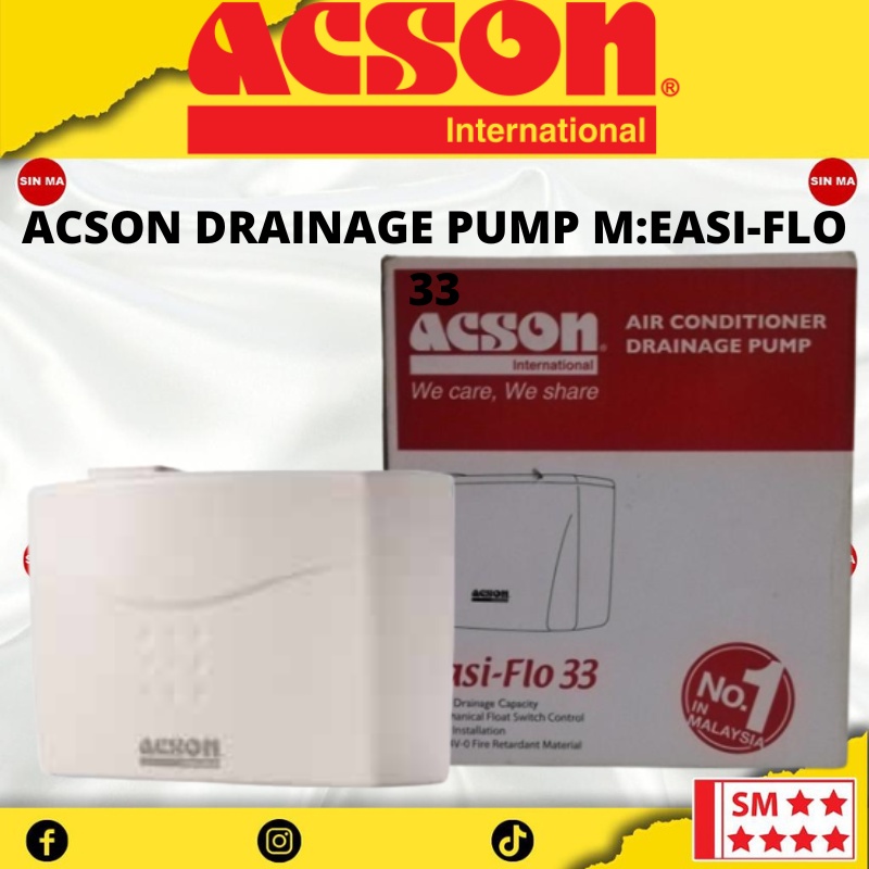 ACSON/DEWPOINT/HVAC MASTE AIR CONDITIONER DRAINAGE PUMP EASI-FLO 22 ...