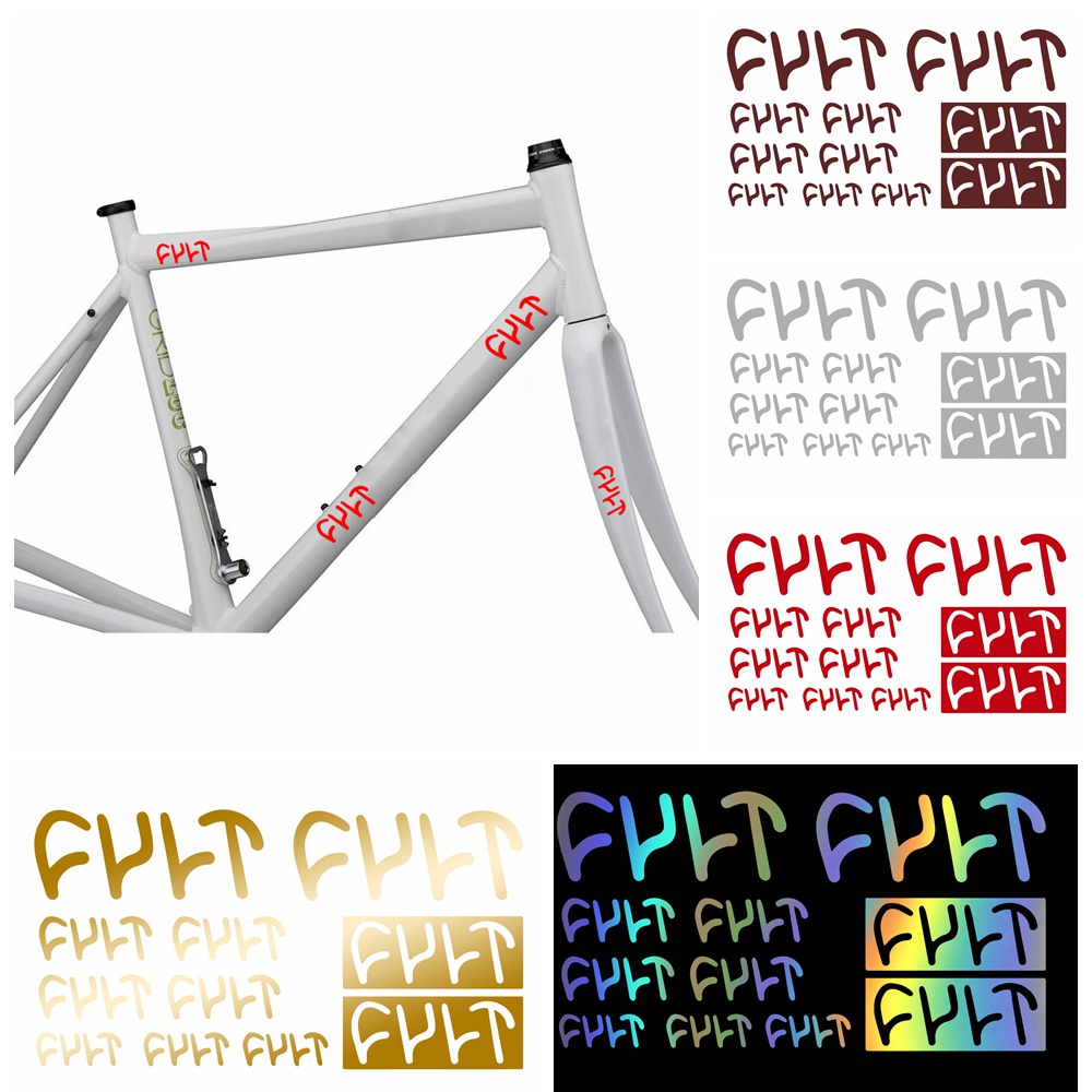 Bicycle Set BMX Cult Vinyl Stickers | Shopee Malaysia