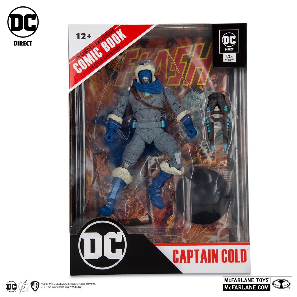 McFarlane Toys Page Punchers DC Direct 7"Inch Captain Cold Action ...