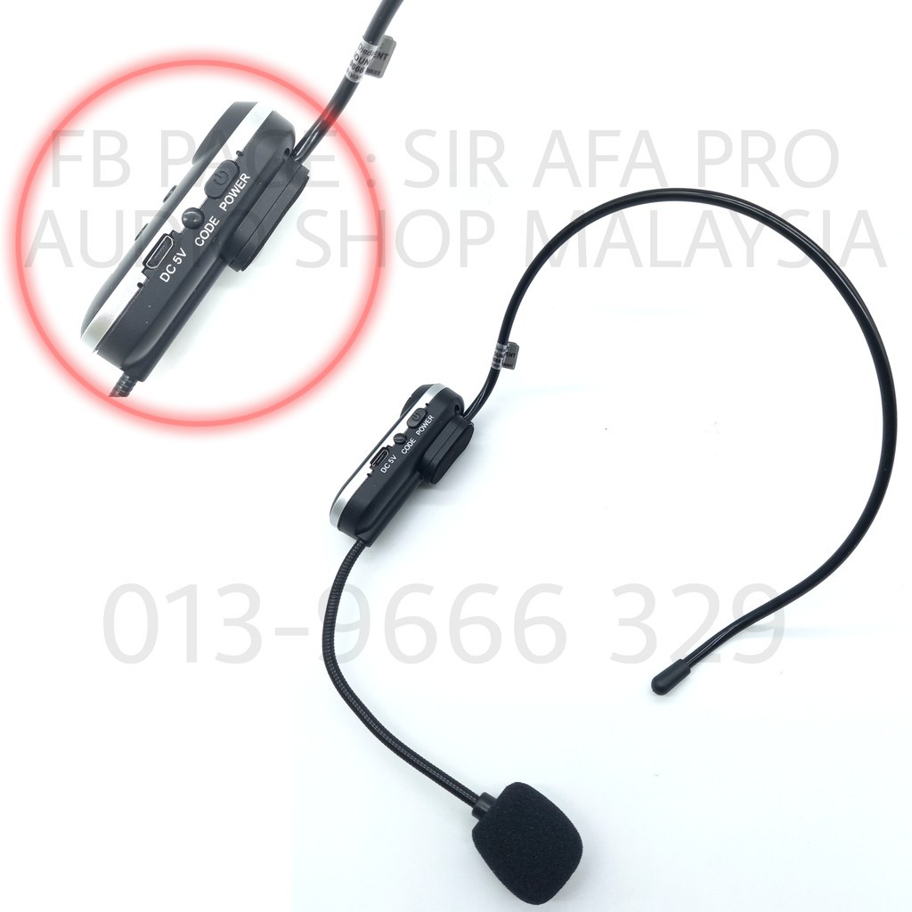 SIR AFA - Ezitech WHS-390E UHF Headset Wireless READY STOCK | Shopee ...