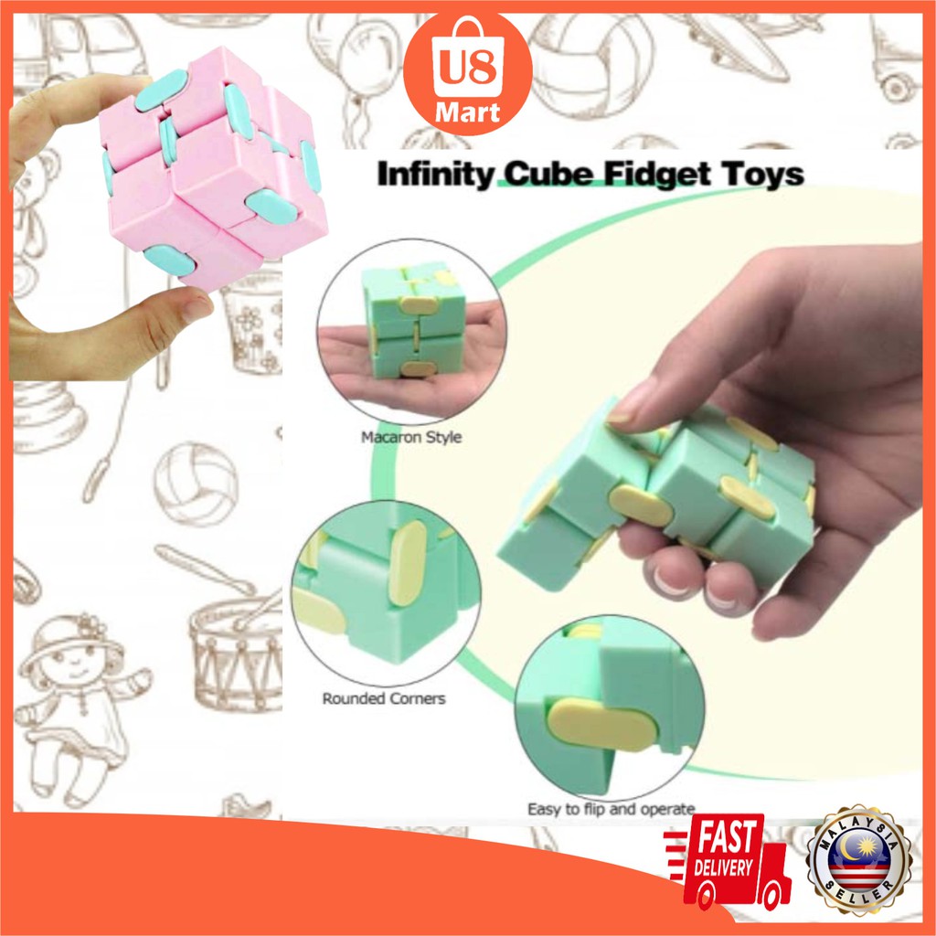New Magic Fidget Cube Infinite Cubes Sensory Stress Relief ...