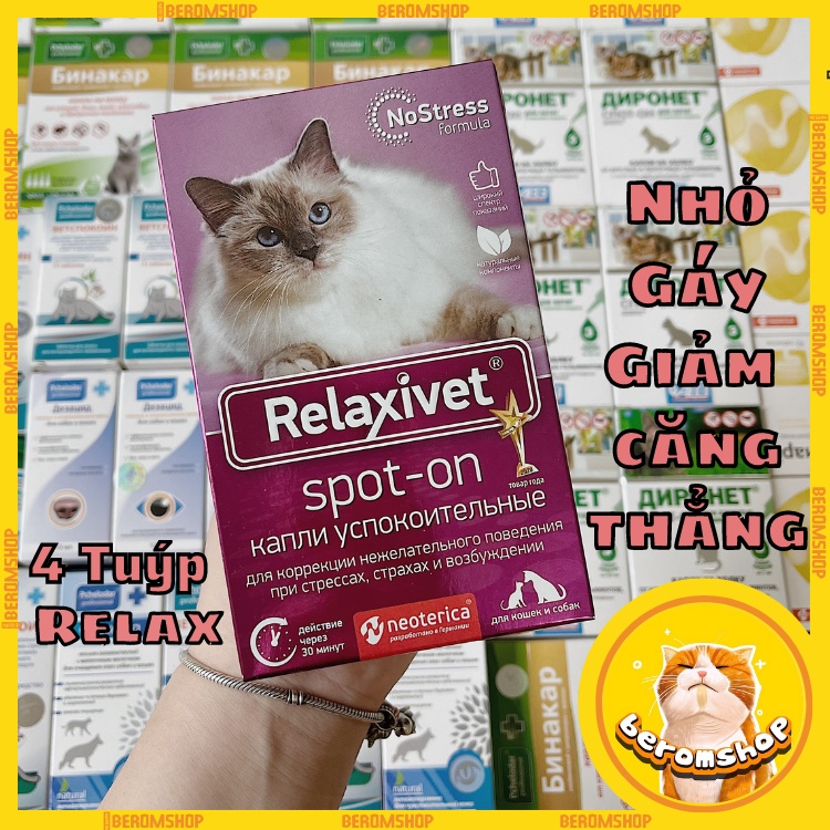 Small BONDS TO REDUCE STRESS AND STRESS FOR DOGS AND CATS RELAXIVET 4 ...