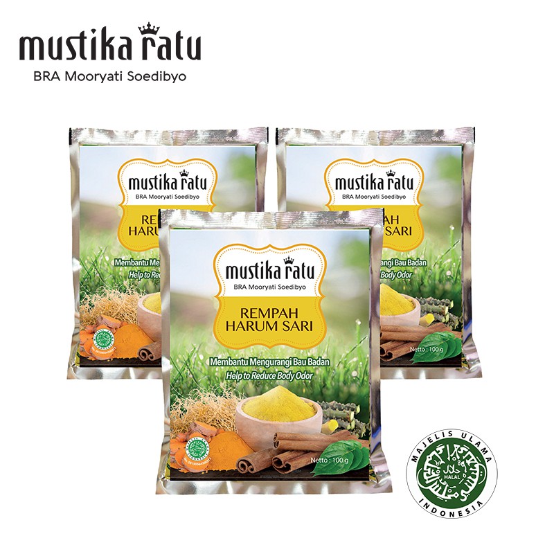 [Triple Bundling] Mustika Ratu Rempah Harum Sari (100gr x 3 pack ...