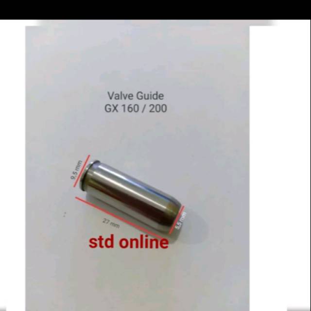MESIN Gx160 valve guide bush honda engine valve 5.5hp gx 160 valve ...