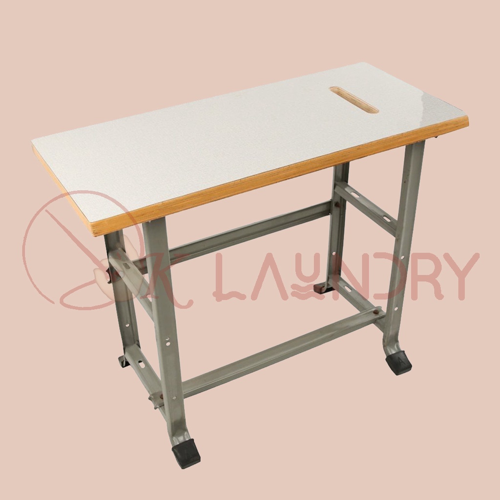 MESIN Overlock Table / Portable Sewing Machine Base Table Full Set and ...