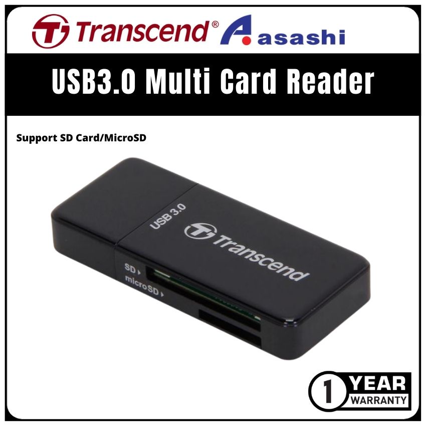 Transcend TS-RDF5K / TS-RDF8K2 / TS-RDF9K2 All in One USB3.0 Multi Card ...