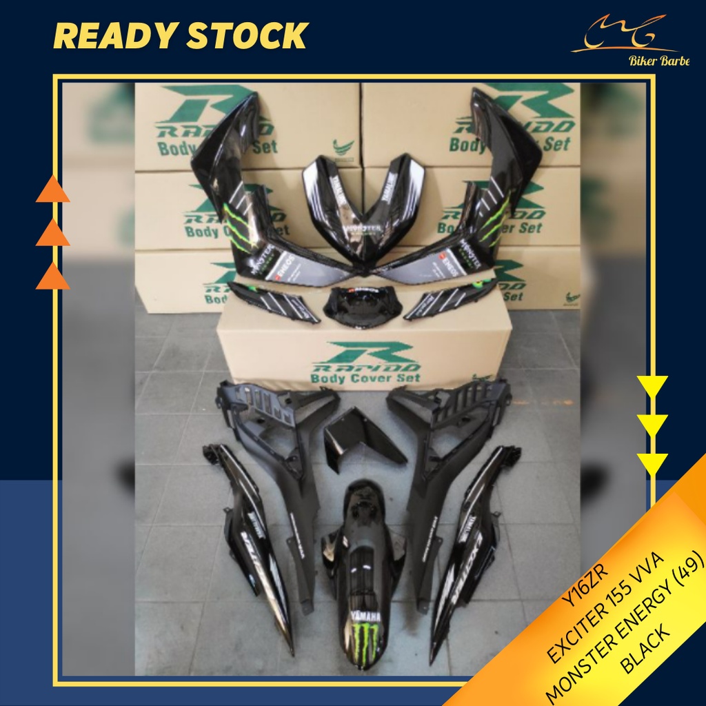 [READY STOCK] COVERSET/BODYSET YAMAHA Y16/Y16ZR EXCITER 155 VVA MONSTER ...