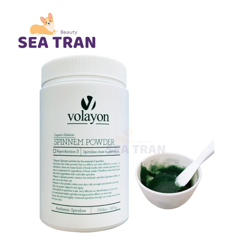Mặt Nạ Tảo Xoắn Volayon Cao Cấp Chuyên Dụng Cho Spa, Hỗ Trợ Phục Hồi ...