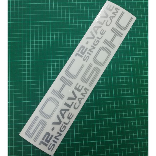 Sticker sohc 12 valve single cam | Shopee Malaysia