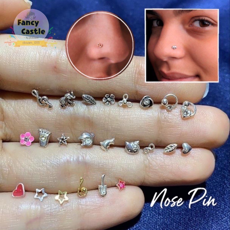 S925 silver fashion style nose pin/subang hidung fashion S925/Nose Stud ...