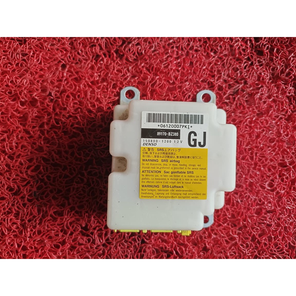 Toyota Avanza 1.5 SX Air Bag Computer Module 1-50800 -1200 12V | Shopee ...