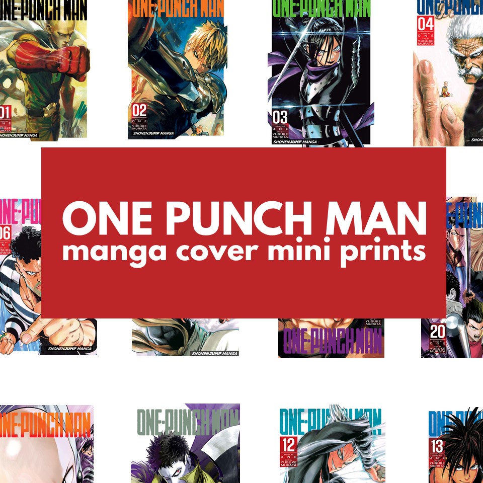 ONE PUNCH MAN Manga Cover Mini Poster Prints | Shopee Malaysia