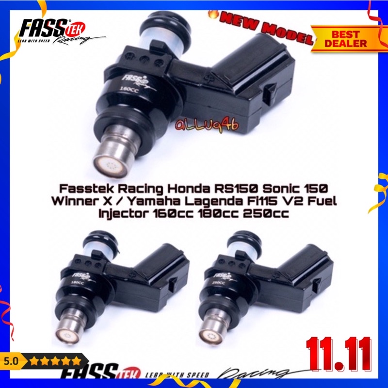 FASSTek SBK Racing Honda RS150 Sonic150 GTR150 Yamaha Lagenda FI 115 ...