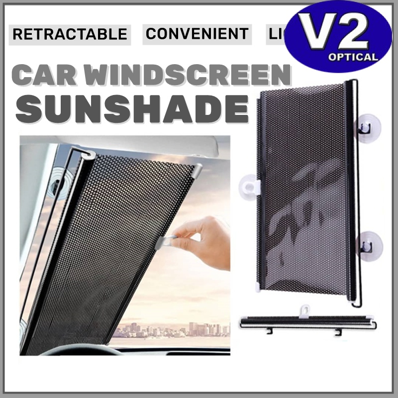 Automatic Retractable Car Sun Shade Curtain Car Front Rear Side Window ...