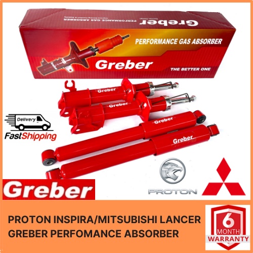 PROTON INSPIRA/MITSUBISHI LANCER GT GREBER PERFOMANCE ABSORBER | Shopee Malaysia