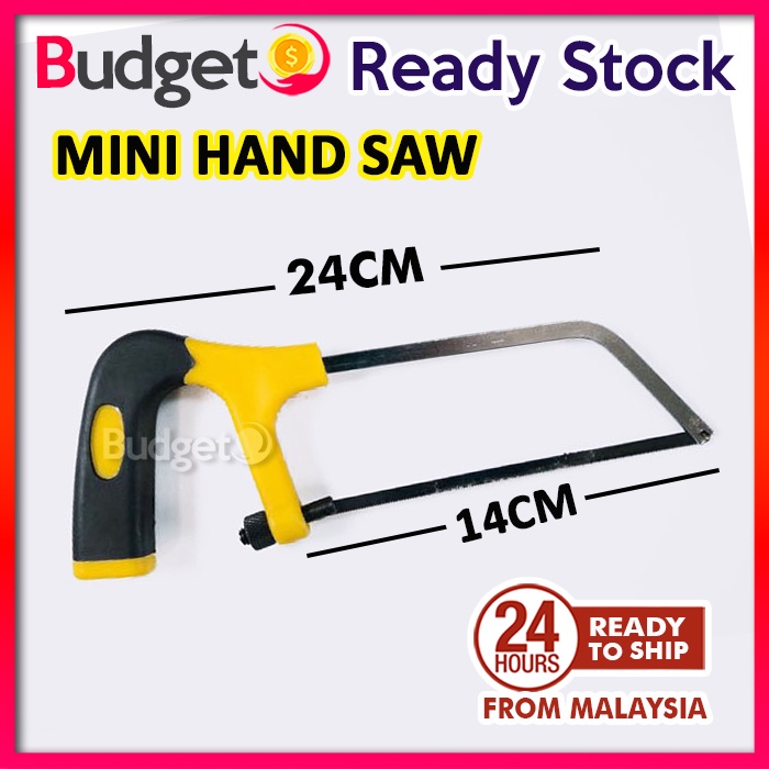 Ready Stock*24cm Mini Hand Saw Hacksaw for Cutting Wood Plastic PVC ...
