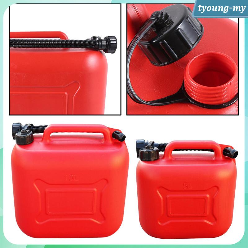 [ 5L/10L Fuel Tank Petrol Storage Can Container Motorcycle Back up Fuel ...