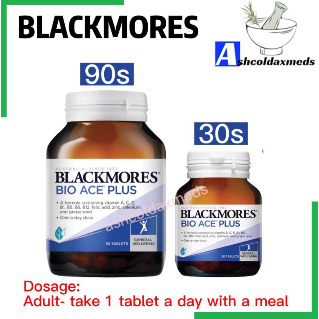 BLACKMORES Bio Ace Plus 30'S/90'S EXP02/2027 | Shopee Malaysia
