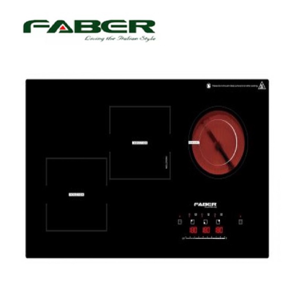 Faber Induction Cooker PREMIO FLEXI-76 2ID + 1C 3000W | Shopee Malaysia