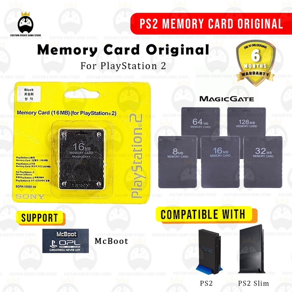 PS2 Memory Card ORI Original💯💯 [READY STOCK] [SHIP FROM MALAYSIA ...