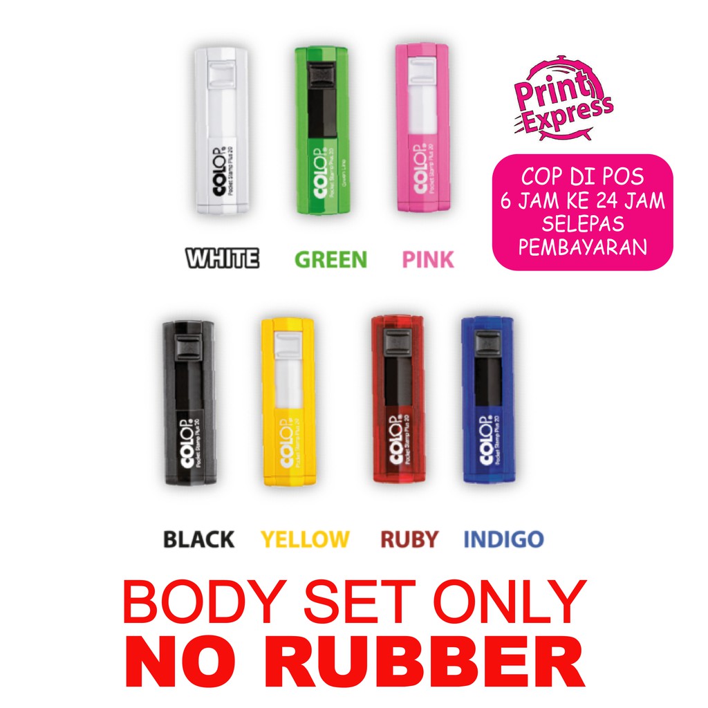 BODY SET ONLY POCKET PLUS 20 (BODY SET ONLY TANPA GETAH COP) | Shopee ...