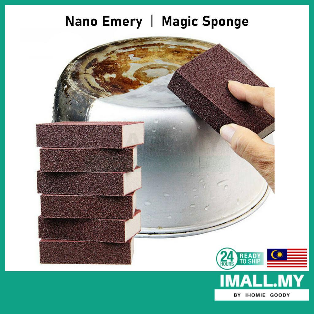 【iMall】Nano Emery Nano Sponge Magic Sponge Brush Rub Pot Pan Rust ...