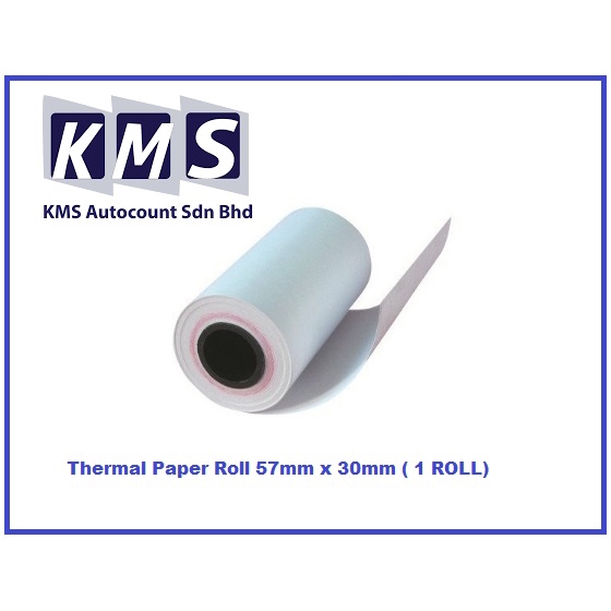 Thermal Paper Roll 57mm x 40mm ( 1 ROLL) | Shopee Malaysia