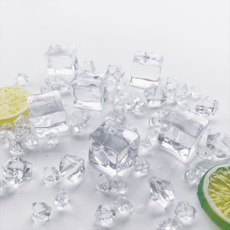 Local Ready Stock Fake Ice Cubes Artificial Ice Cubes Reusable Crystal ...
