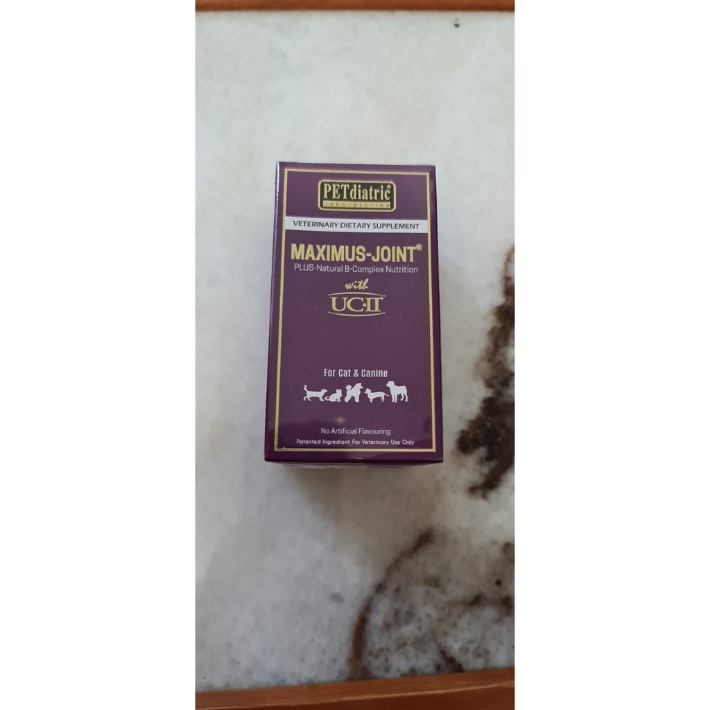 (READY STOCK)PETdiatric MAXIMUS JOINT UCII 20mg 60 Tablets | Shopee ...
