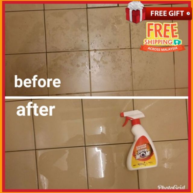 Spray pencuci lantai mozek jubin tiles mosaic toilet floor cleaner ...