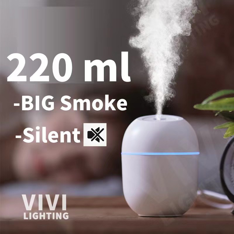 220ML Humidifier Air Humidifier Aroma Essential Oil Diffuser Home ...
