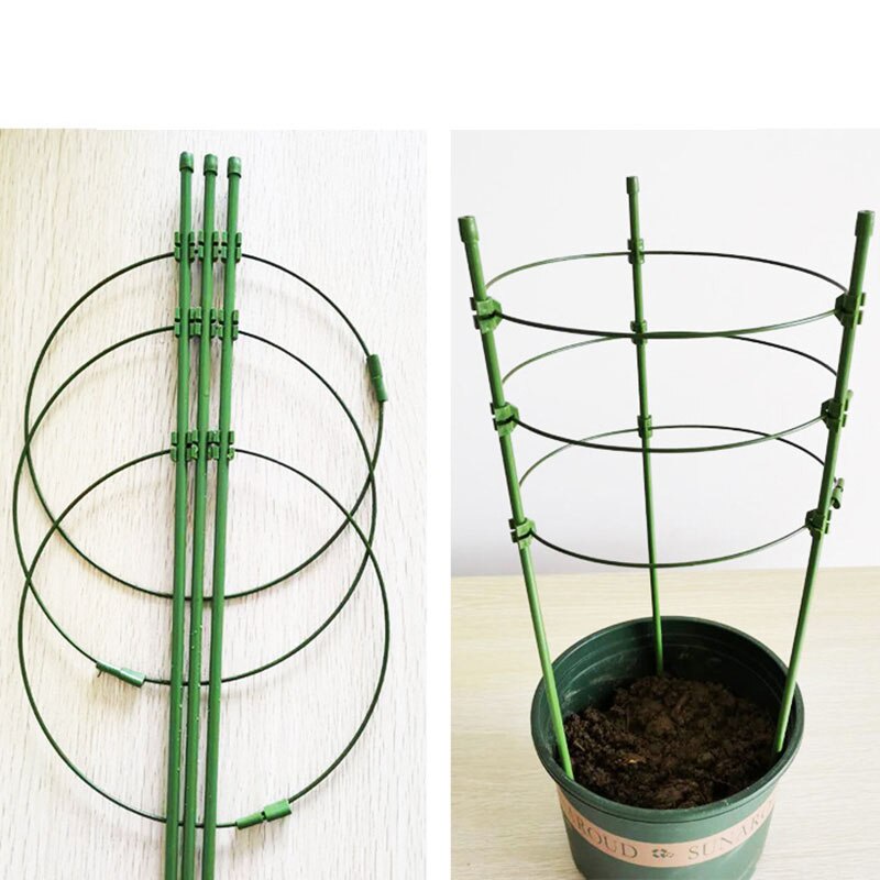 Plant Potted Support Frame Bracket Holder Climbing Vine Rack Plastic ...