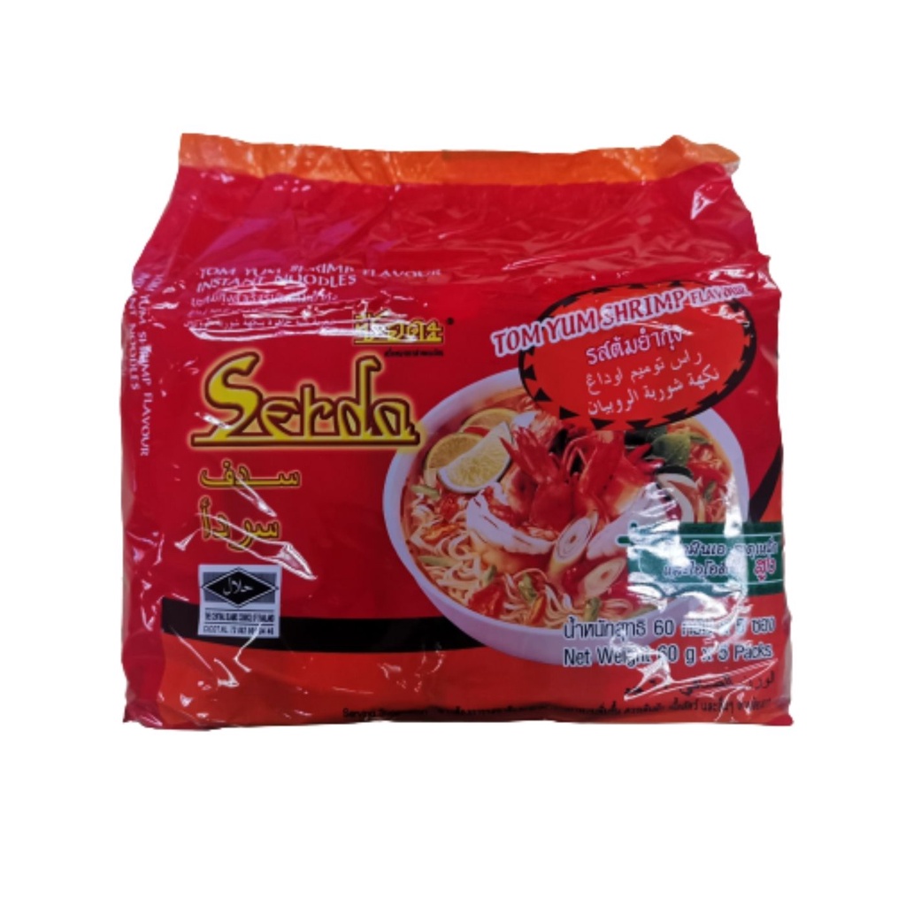 Halal Thai Maggi Serda Tomyum Shrimp Instant Noodles 60g X 5pack ...