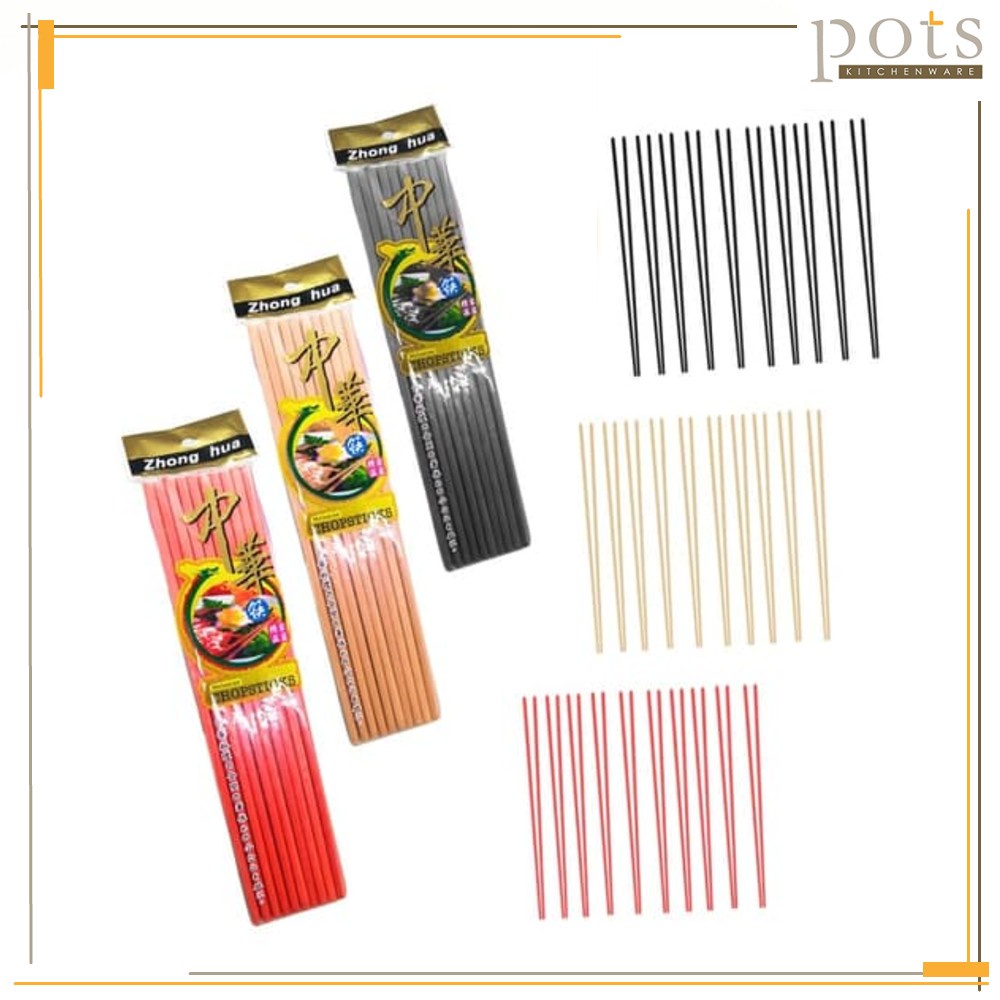 10 Pairs High Quality Melamine Chinese Chopstick Penyepit Cina 筷子 ...