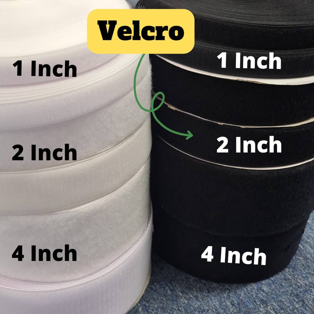 A. Velcro Tape Premium Quality Hook & Loop (No Glue and With Glue ...