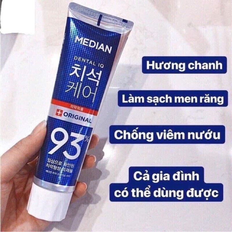 Median 93% Korean toothpaste (genuine) | Shopee Malaysia
