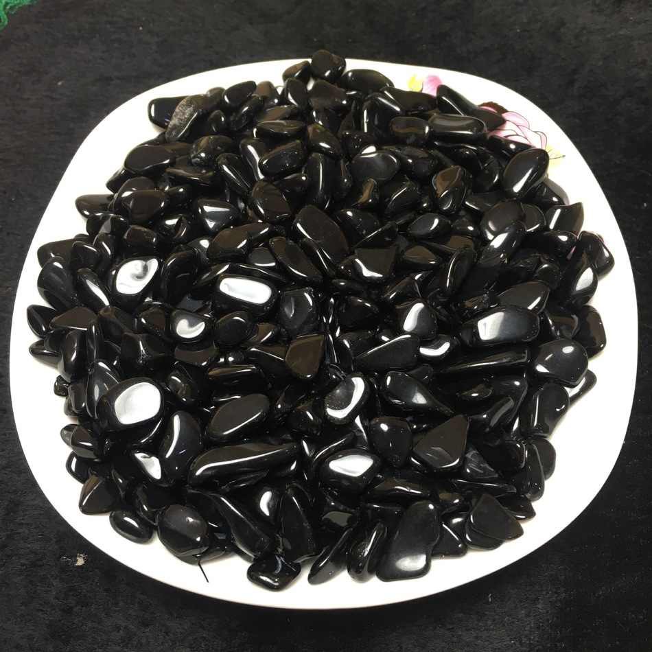 【Runxin Crystal】Natural Crystal Obsidian Gravel / 天然水晶黑曜碎石 | Shopee ...
