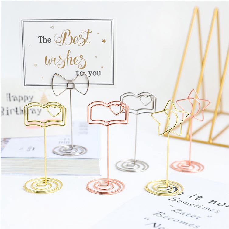 Creative Metal Note Clips Cute Photo Clips | Shopee Malaysia