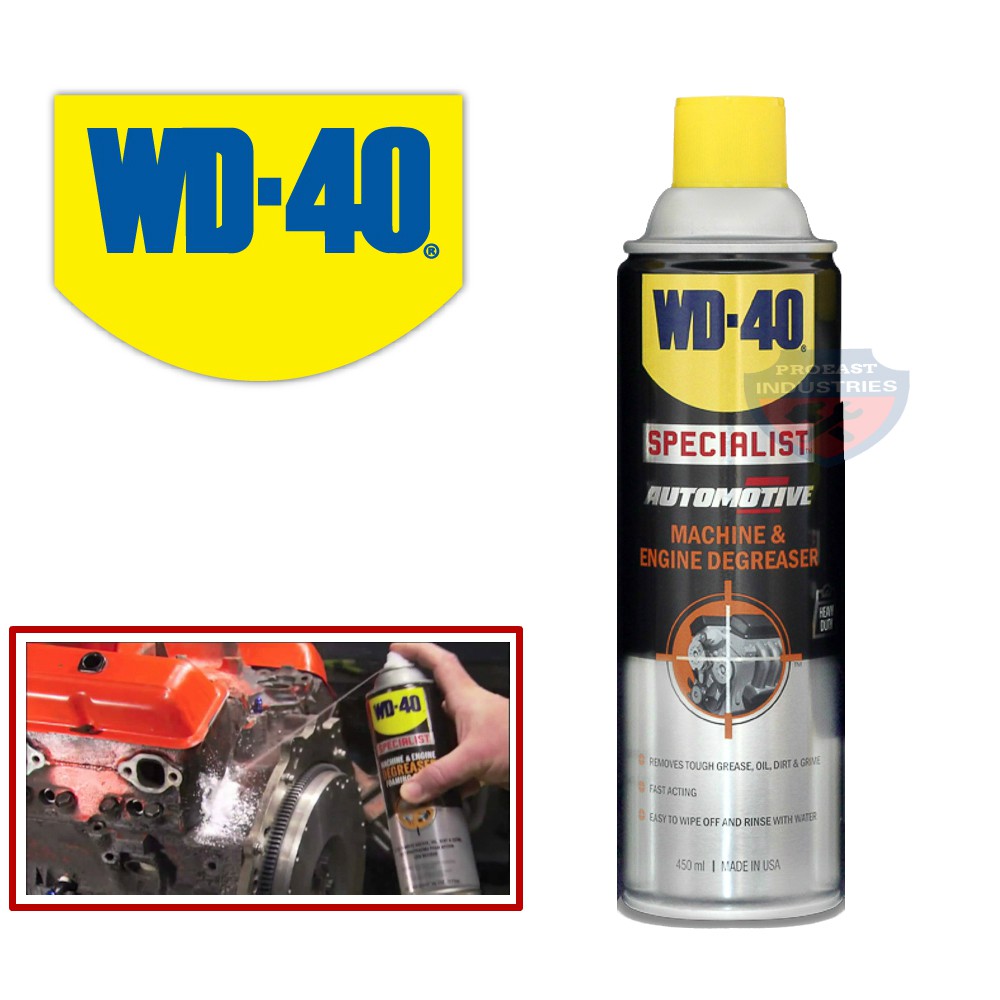 WD 40 AUTOMOTIVE Machine & Engine Degreaser 450ml | Shopee Malaysia