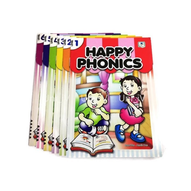 [Daya] Happy Phonics Level 1-6 Textbook and Workbook | Shopee Malaysia