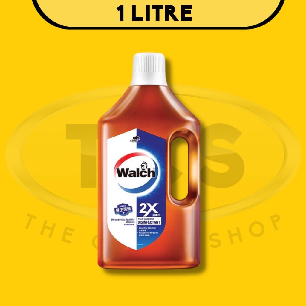 Walch Multi-Purpose Disinfectant Liquid (2X Strength) 330ml / 1L ...