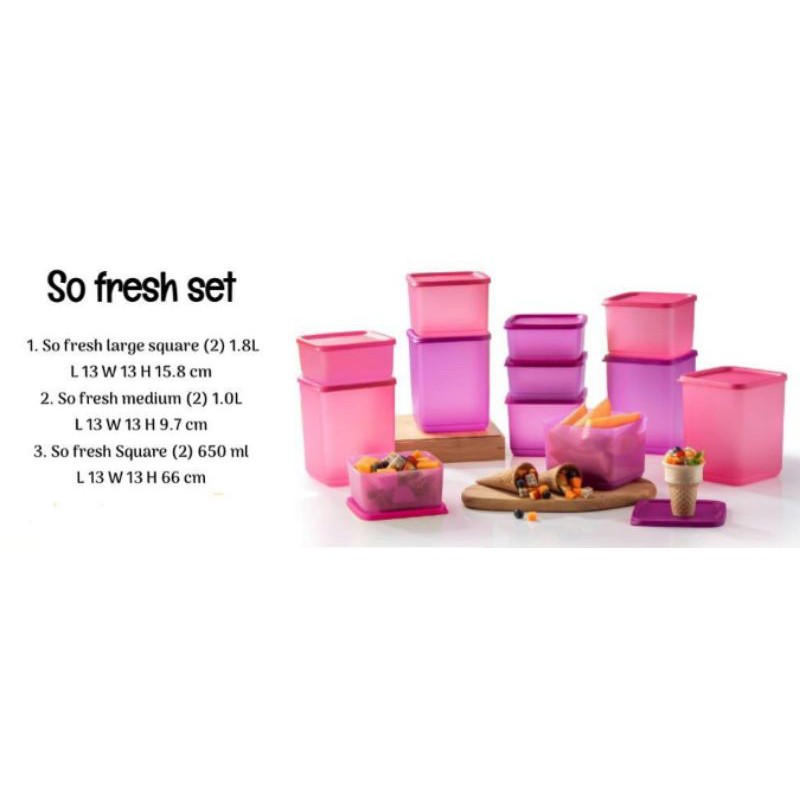 💥Offer💥 So Fresh Square 1L/1.8L | Shopee Malaysia