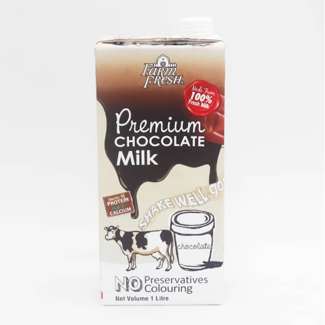 FARM FRESH UHT PREMIUM CHOCOLATE MILK (Susu Berperisa Coklat) 1 LITER ...