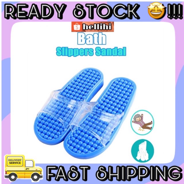 🔥SALE🔥High-Quality Water Leaking Anti Slip PVC Bath Slippers Sandal ...