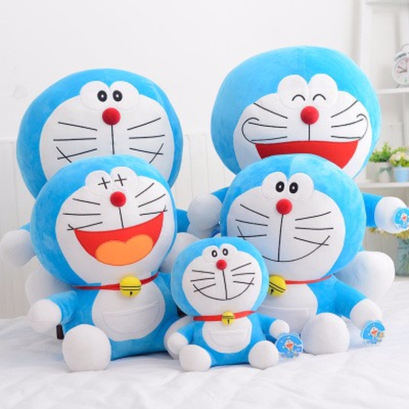 Doraemon Plush Toy Machine Cat Large Doll Blue Fat Doll Doll Children ...