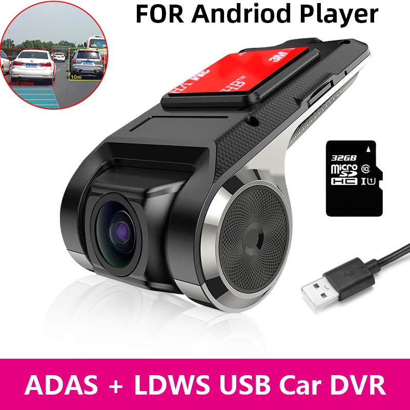 [Local Stock]Car Dvr ADAS Usb HD Camera Dvr 1080P for Android Car ...
