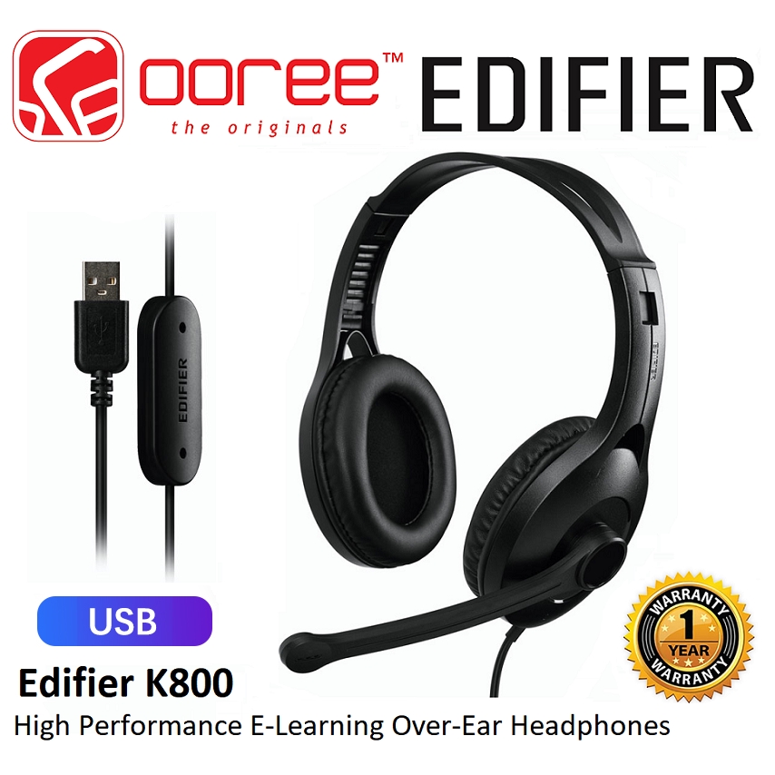 EDIFIER K800 OVER EAR USB VERSION HEADPHONE GAMING HEADSET WITH ...