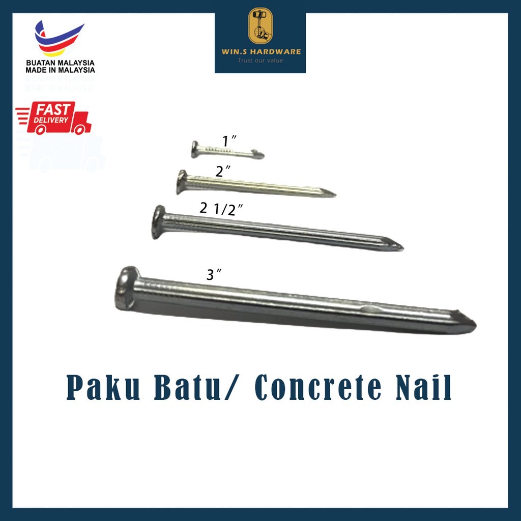 PAKU BATU/ CONCRETE NAIL/ PAKU SIMEN | Shopee Malaysia