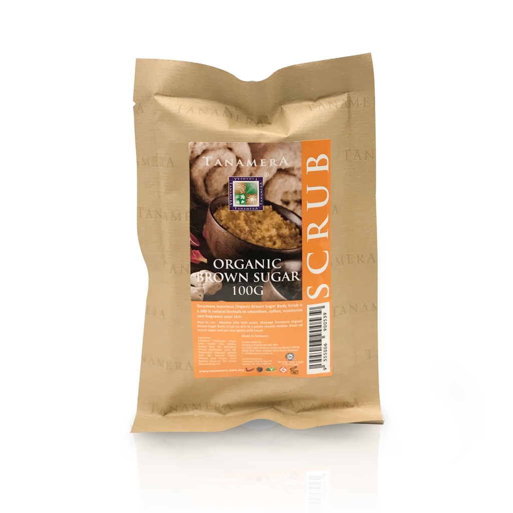 Tanamera Organic Certified Brown Sugar Body Scrub 100g Smoothen Soften ...